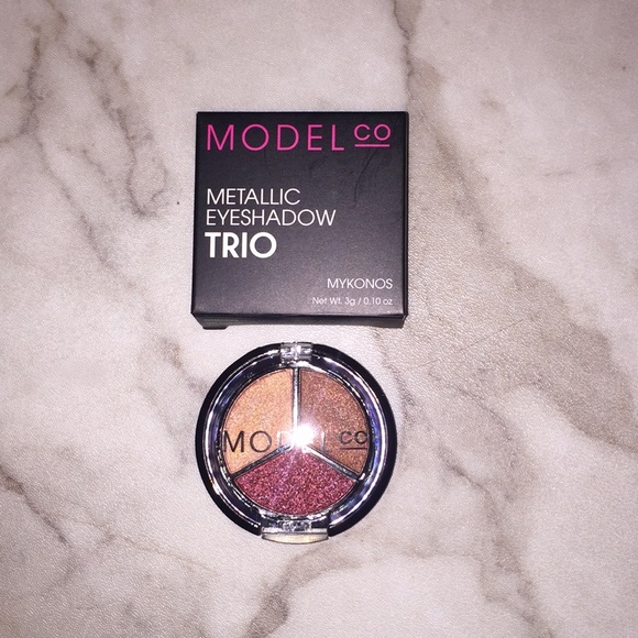 ModelCo | Makeup | Model Co Metallic Eyeshadow Trio In Mykonos | Poshmark